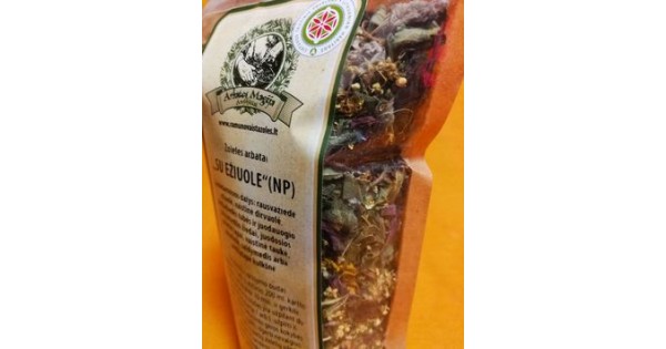 Žolelės arbatai ,,SU EŽIUOLE“