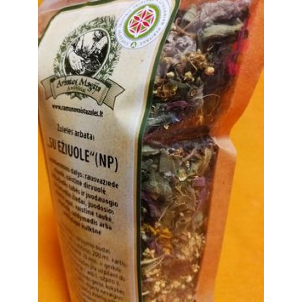 Žolelės arbatai ,,SU EŽIUOLE“